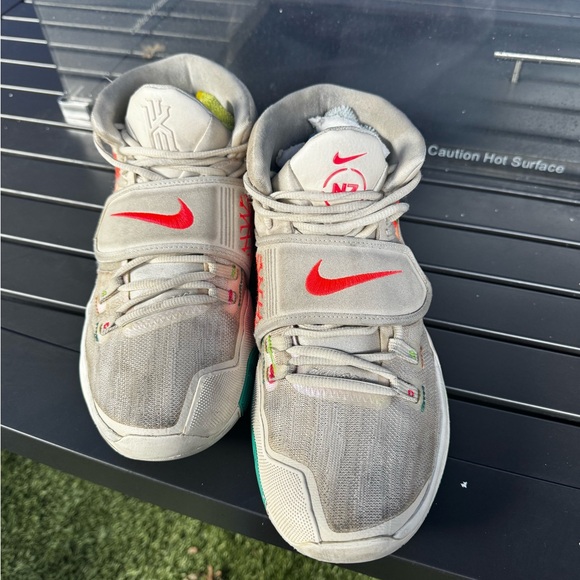 Nike | Shoes | Nike Kyrie 6 N7 Light Creamflash Crimsonsail Sz 1 Very ...